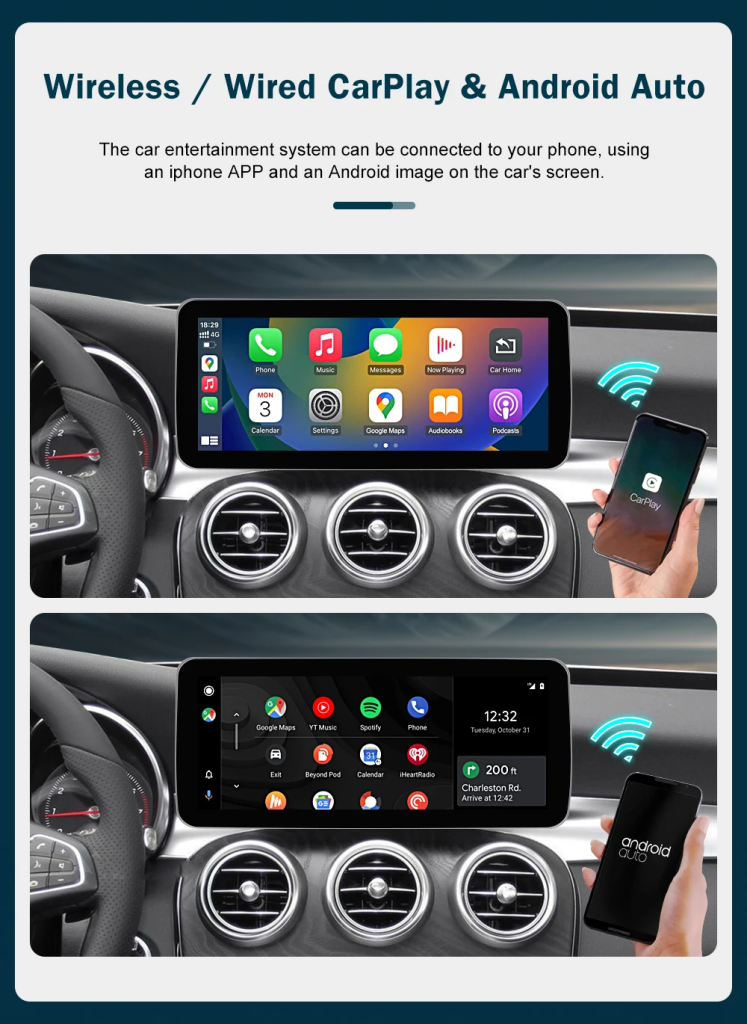 Android Screen For Mercedes Benz C/GLC W204 W205
